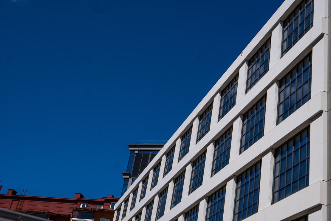 The Fenix office building in Stockholm, where the Dekton façade ...