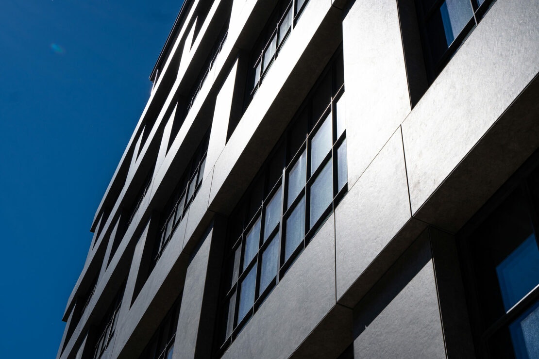 The Fenix office building in Stockholm, where the Dekton façade ...