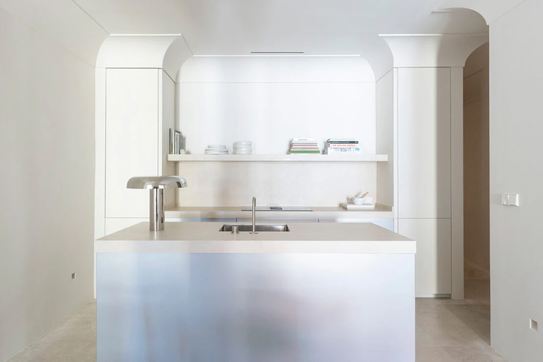 The subtle texture of Dekton Nacre takes centre stage in the new ...