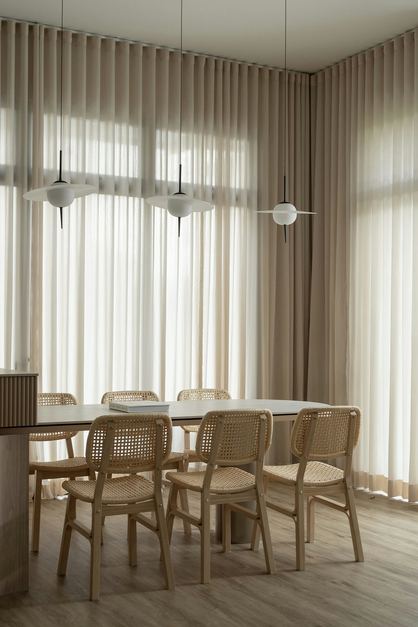 This serene kitchen enjoys all the beauty of Italian natural stone ...