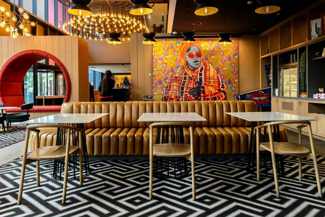 A bold rooftop bar in the heart of Rosebank enhanced by Dekton surfaces ...