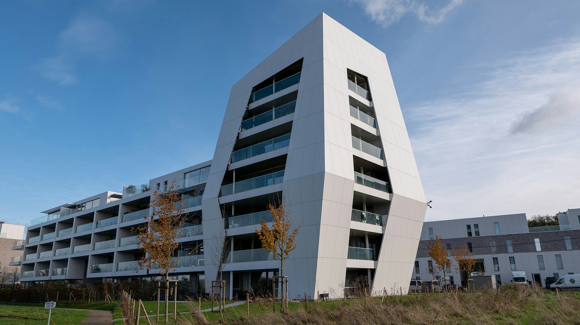 Facade cladding of the future for MeuseView in Visé - Cosentino