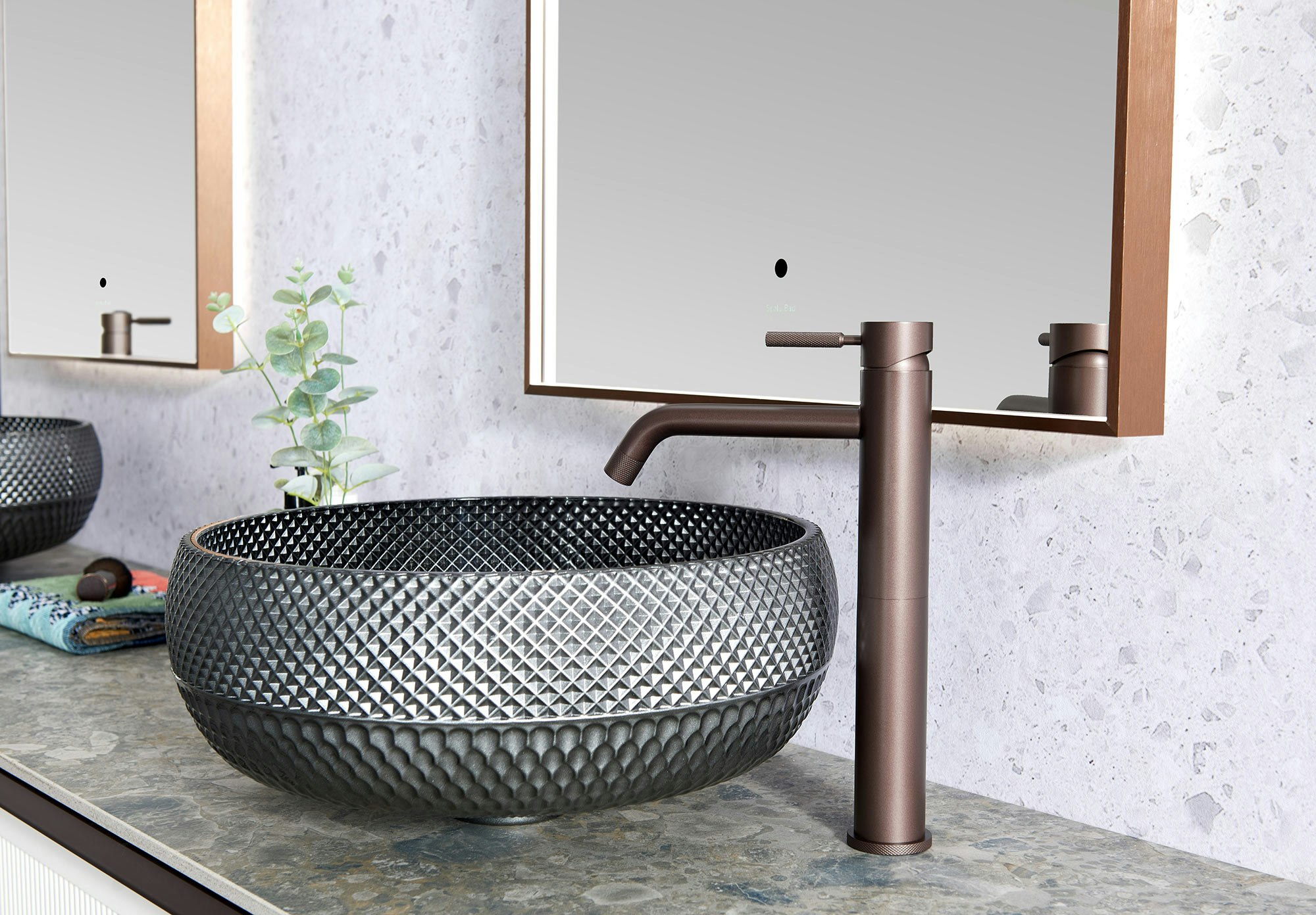 Beautiful bathroom furniture with Dekton at Scala Bad - Cosentino