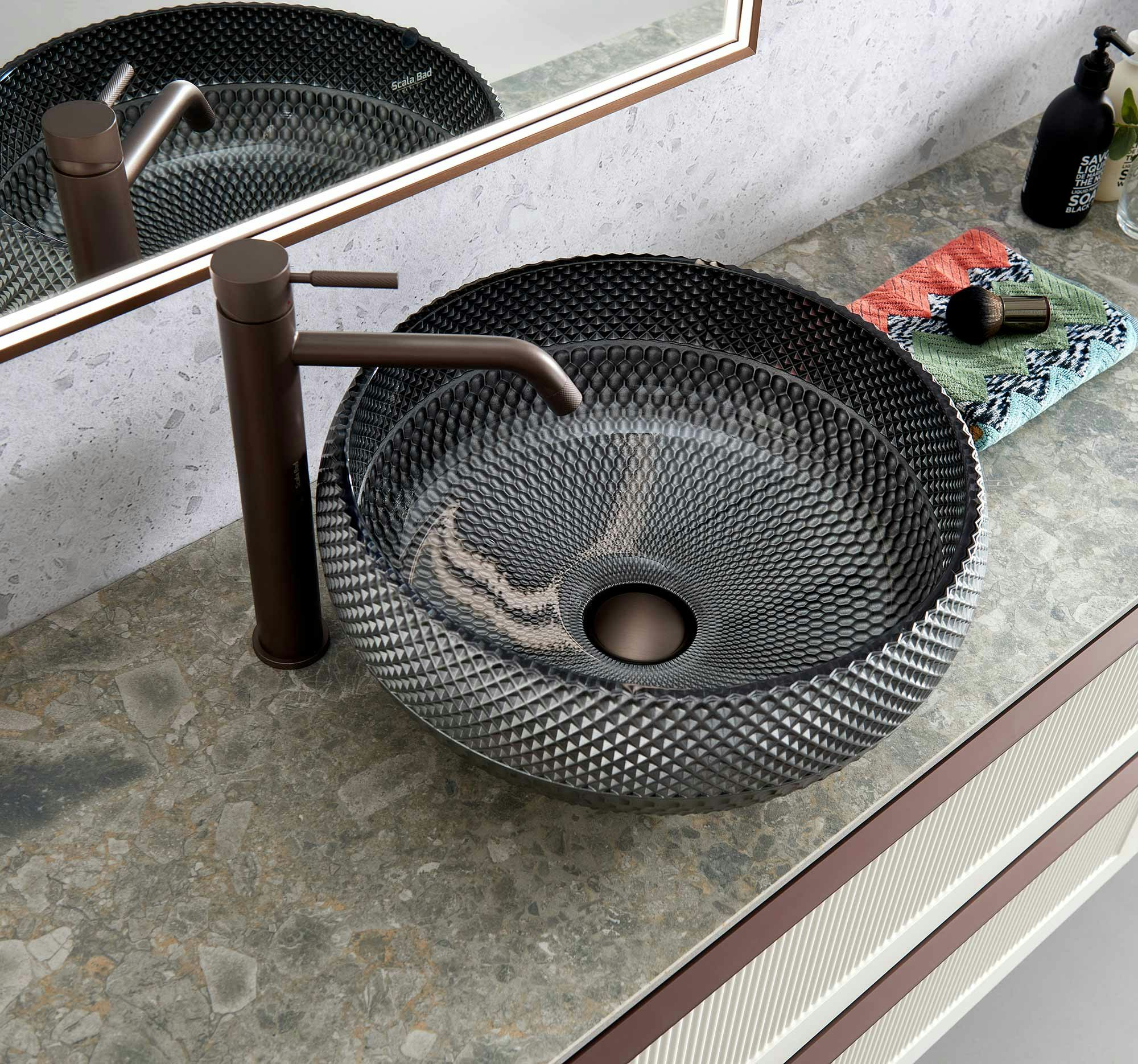 Beautiful bathroom furniture with Dekton at Scala Bad - Cosentino