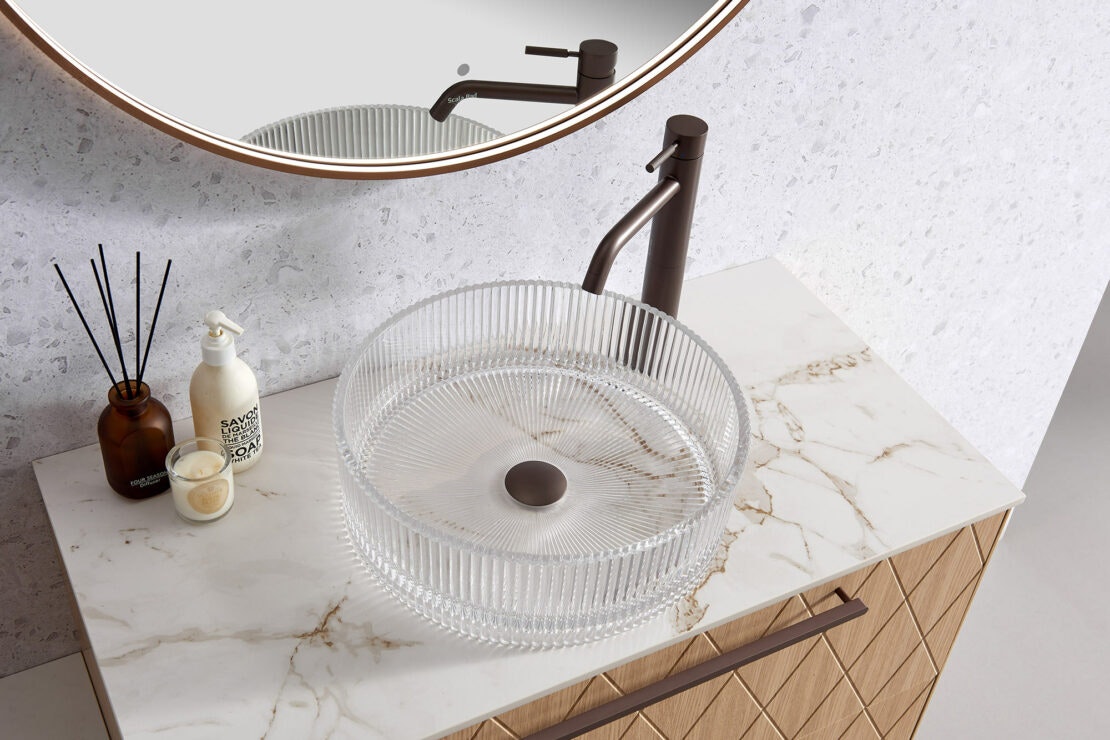 Beautiful bathroom furniture with Dekton at Scala Bad - Cosentino