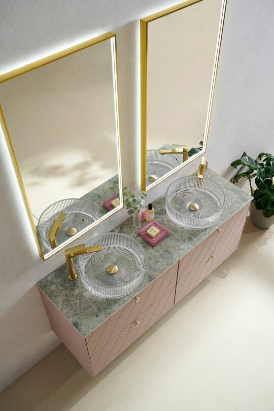 Beautiful bathroom furniture with Dekton at Scala Bad - Cosentino