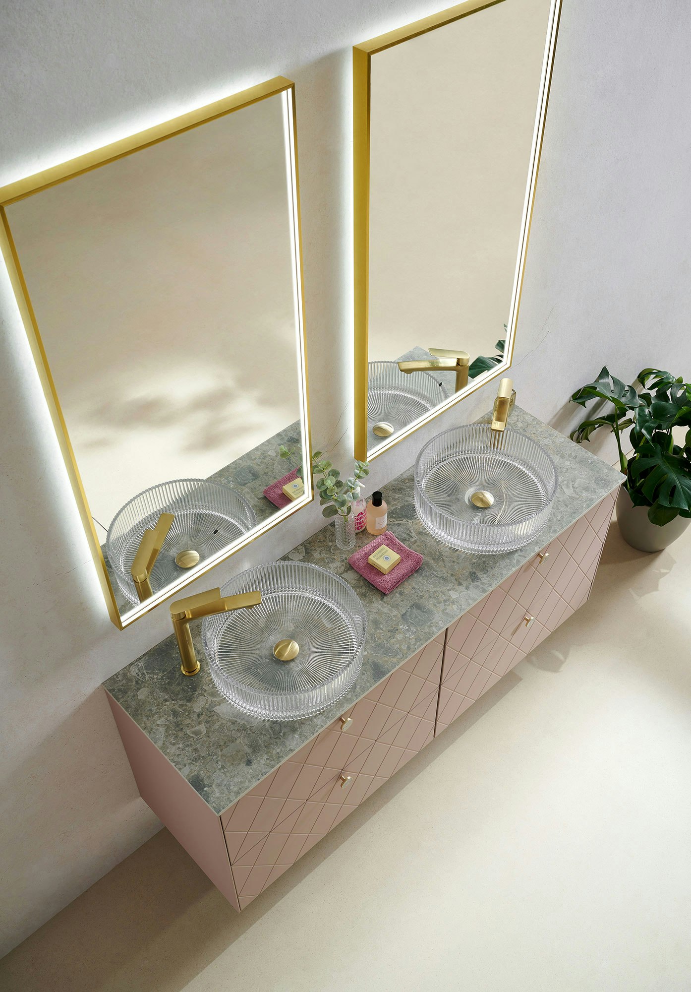 Beautiful bathroom furniture with Dekton at Scala Bad - Cosentino