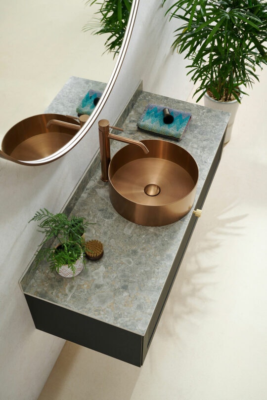 Beautiful bathroom furniture with Dekton at Scala Bad - Cosentino