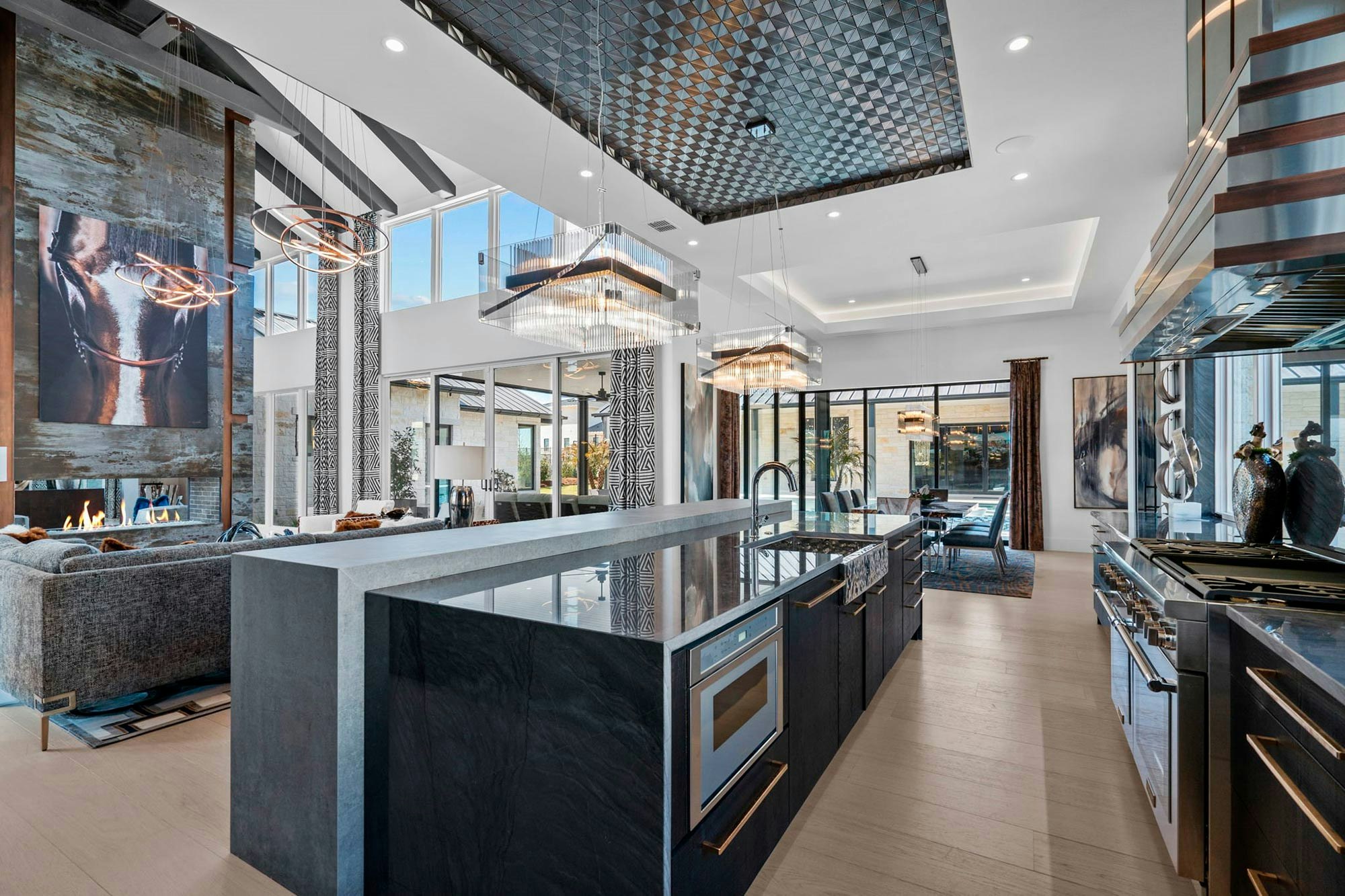 Nature inspired this contemporary home by Semmelmann Interiors - Cosentino