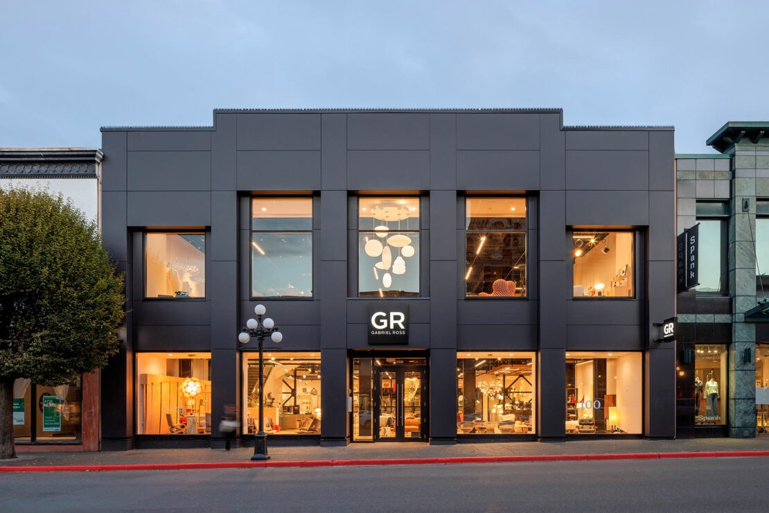 Gabriel Ross modernizes its facade with the monolithic Dekton Domoos ...