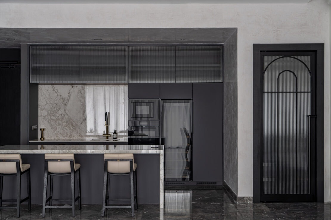Dekton on black canvas to bring light to the dark shades of a Kuala ...