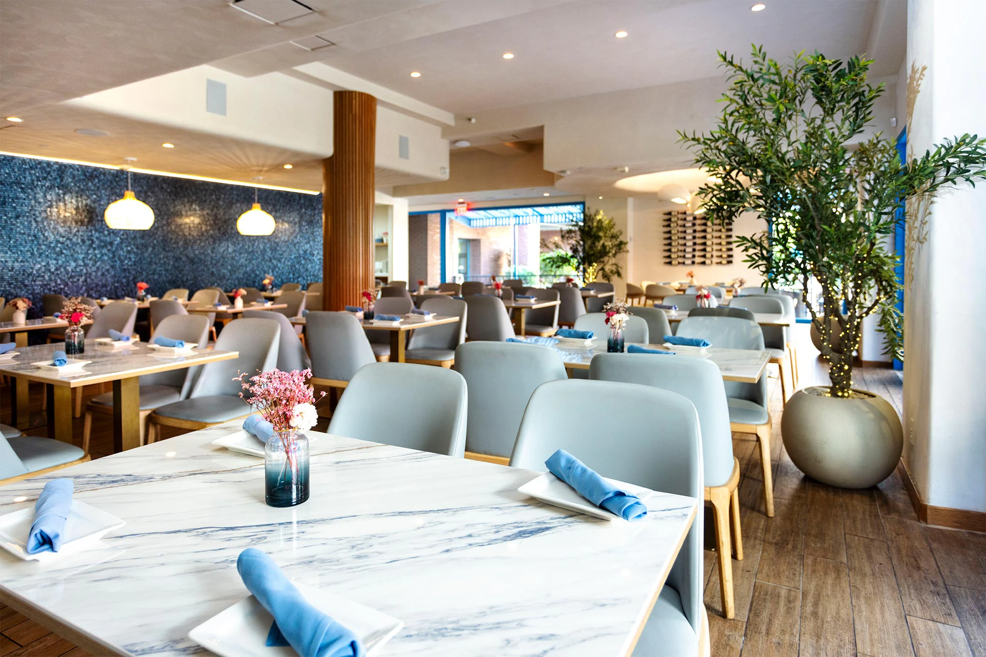 Point of Design brings the essence of Santorini to a Los Angeles Greek ...
