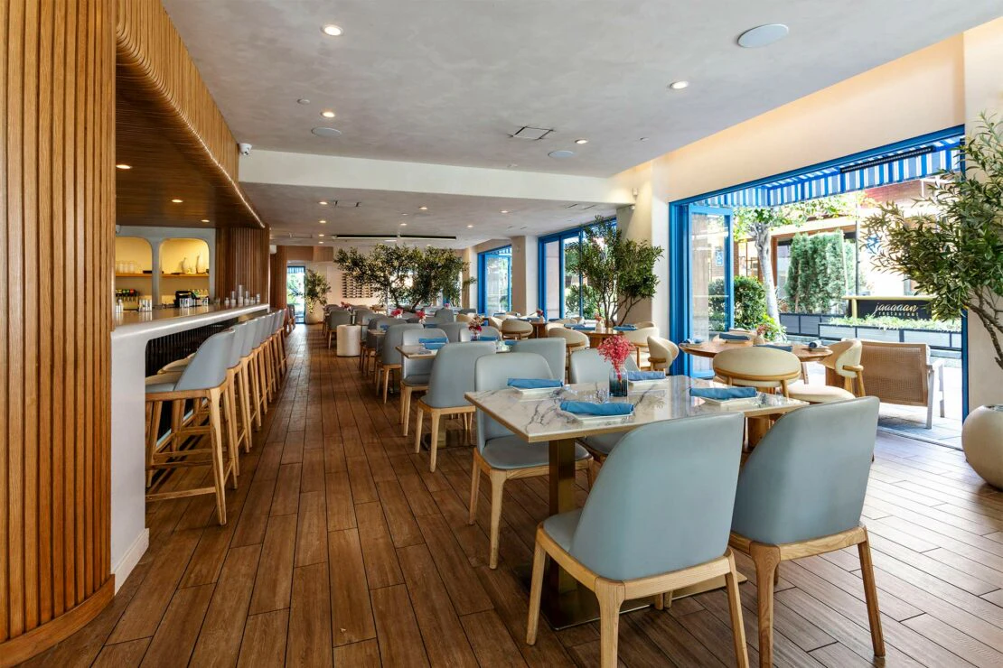 Point of Design brings the essence of Santorini to a Los Angeles Greek ...