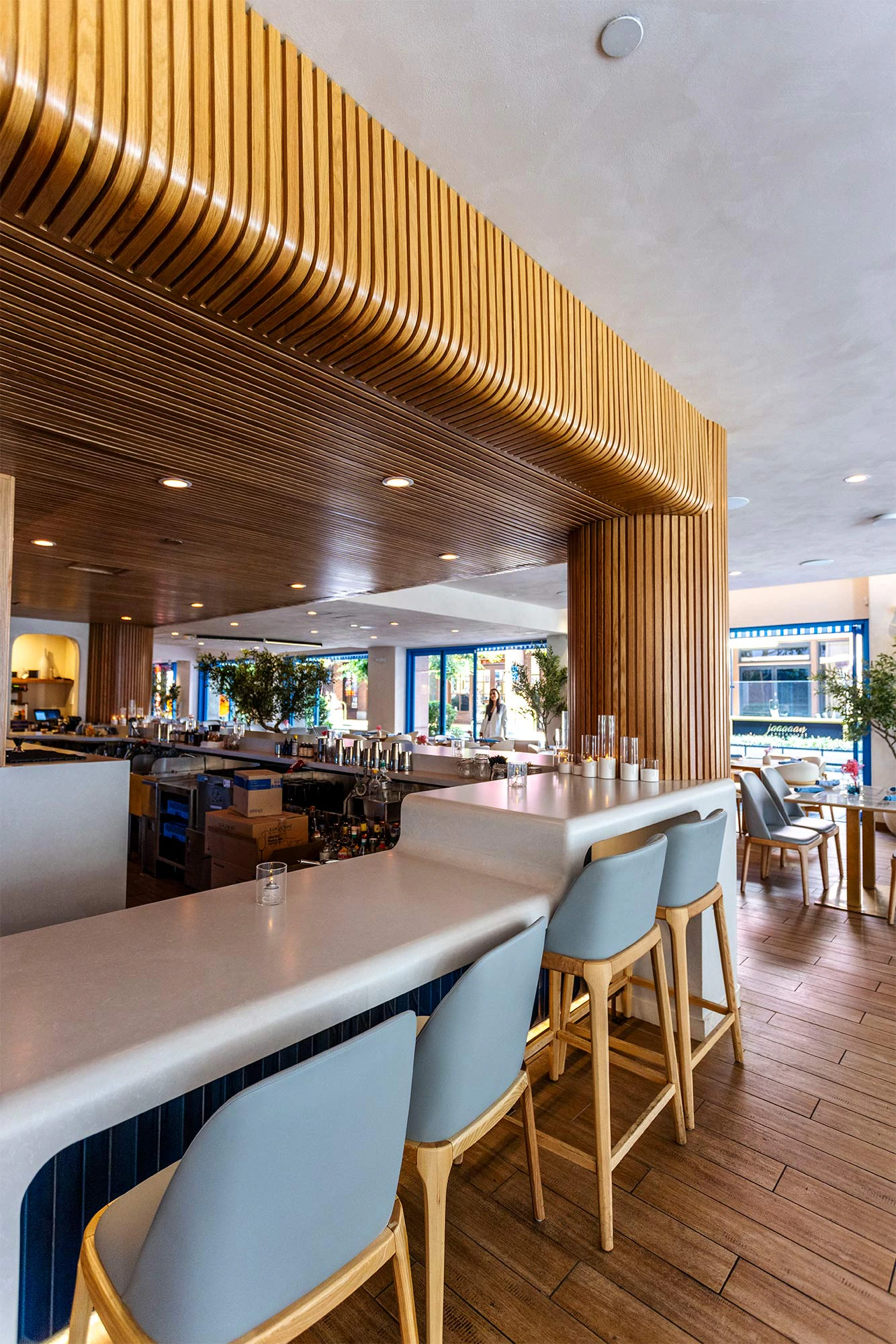 Point of Design brings the essence of Santorini to a Los Angeles Greek ...