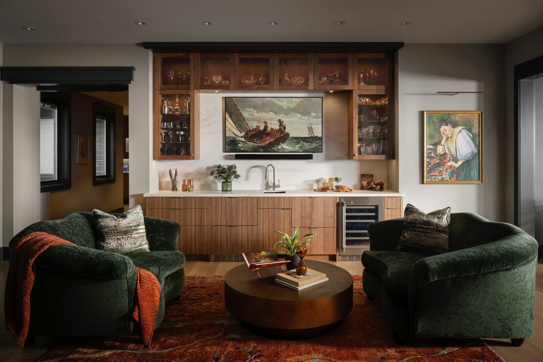 A custom, curated, & collected home by Eclectic Designs elevated with ...