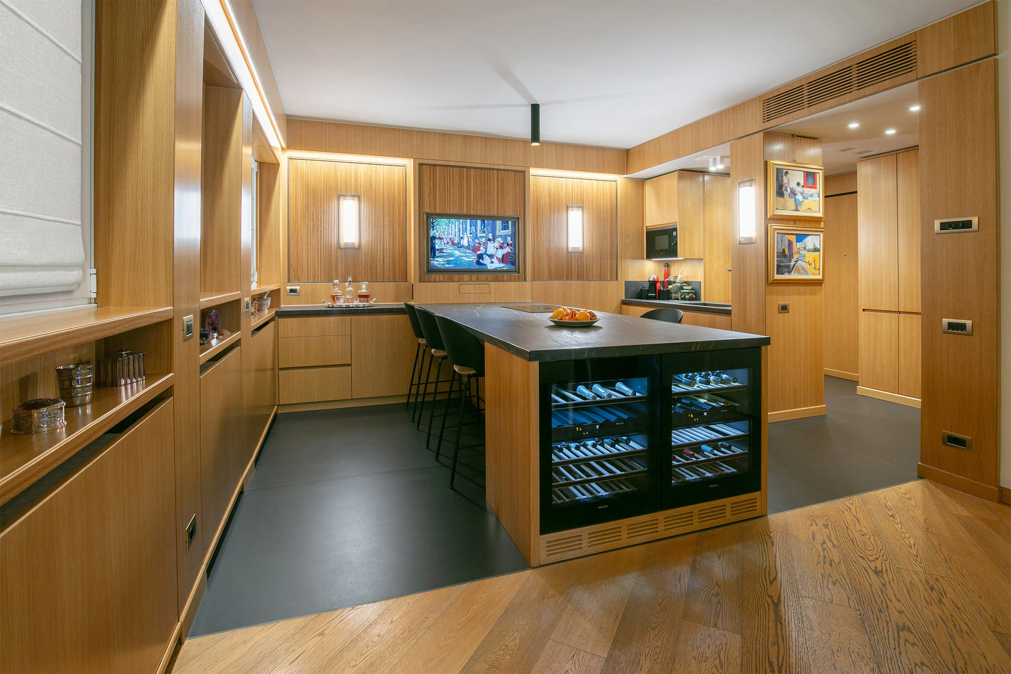 Harmonising Dekton and oak in this exclusive penthouse kitchen - Cosentino