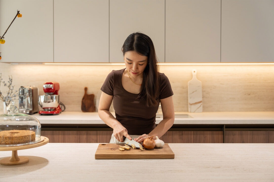 Red Hong Yi’s new, personalised kitchen - Cosentino