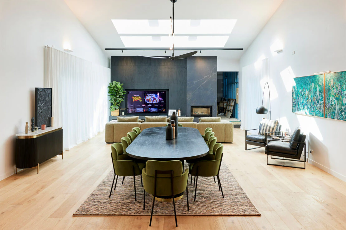 Dekton, the star of this dark-toned renovation in a popular TV show ...