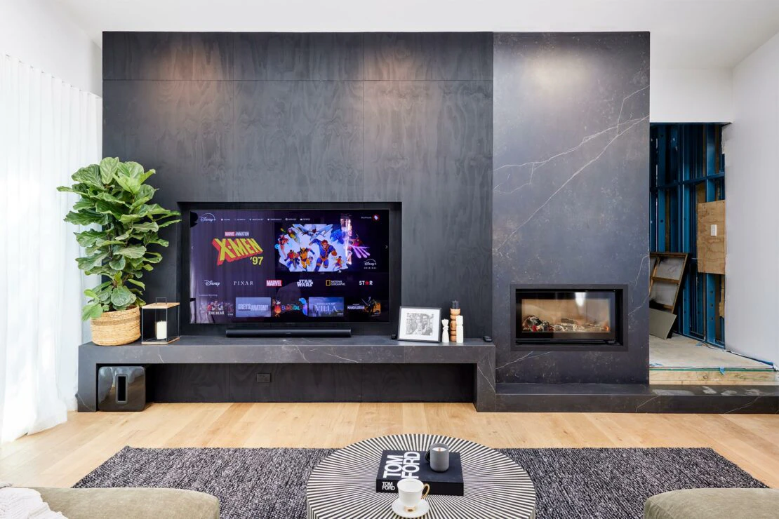 Dekton, the star of this dark-toned renovation in a popular TV show ...