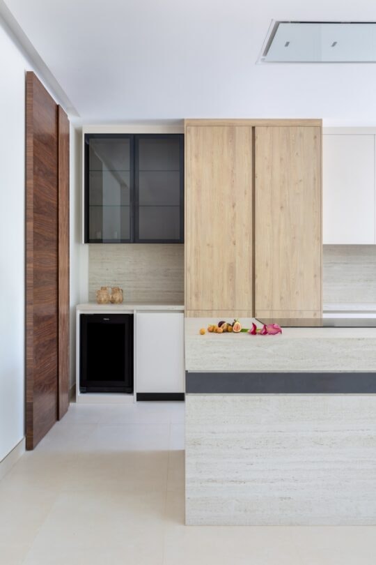 This kitchen island steals the spotlight thanks to its unique ...